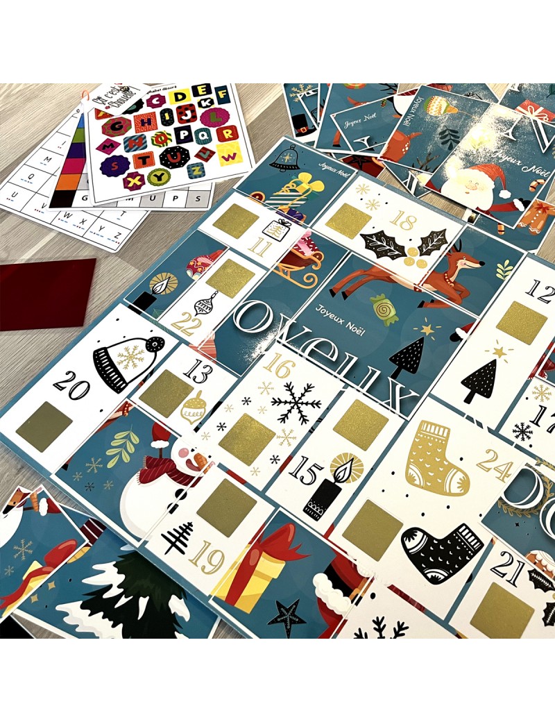 Un calendrier de l'Avent interactif et ludique (6-9 ans)